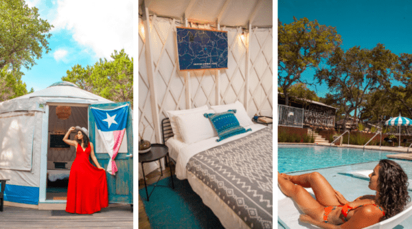 Lucky Arrow Retreat Yurts: Dripping Springs Glamping Review - My Curly ...