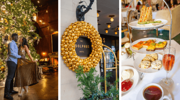 Adolphus Hotel Christmas in Dallas - My Curly Adventures