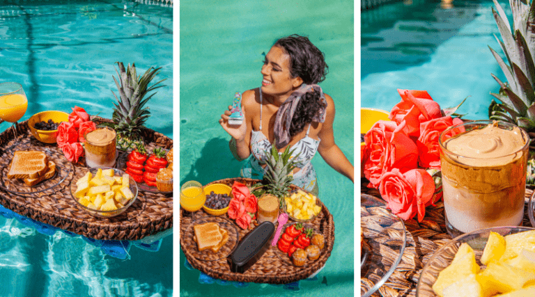 DIY Bali Floating Breakfast Tray - My Curly Adventures