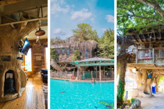 Sleep in a Treehouse in New Braunfels TX - My Curly Adventures