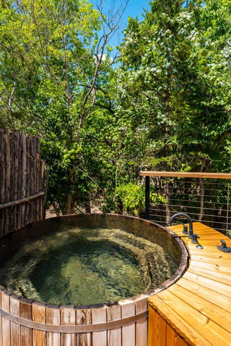 The Best Glamping Getaways in Texas with a Hot Tub - My Curly Adventures