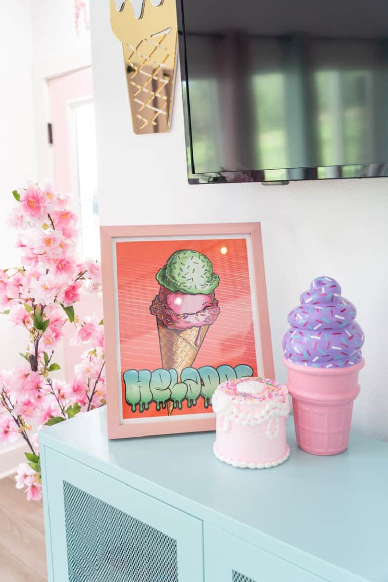 Ice Cream Themed Rental House Design - My Curly Adventures