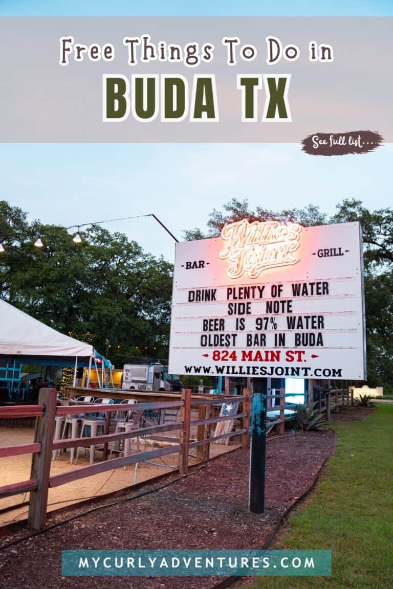 The Best Free Things To Do In and Around Buda TX - My Curly Adventures